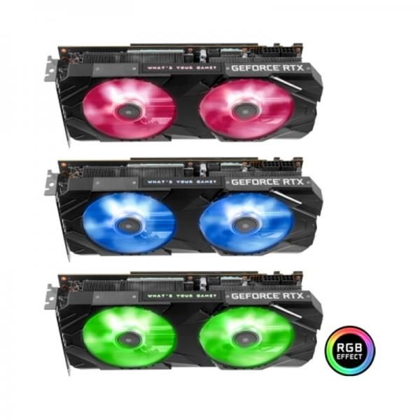 Original Galax GeForce RTX 2070 1 Click OC White Mini 8GB Graphics Card ...